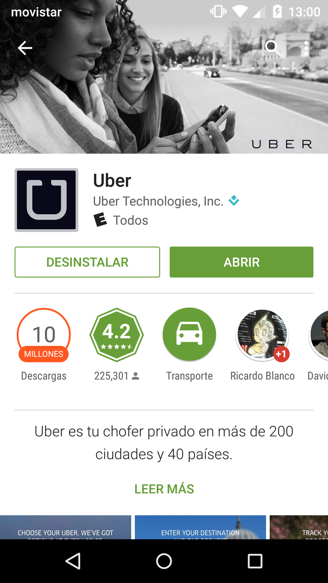 Uber, la aplicación que cambiará la forma de transportarse - INFOGATE