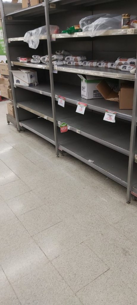Sicosis colectiva arrasa con todo en supermercados: Urge que ...